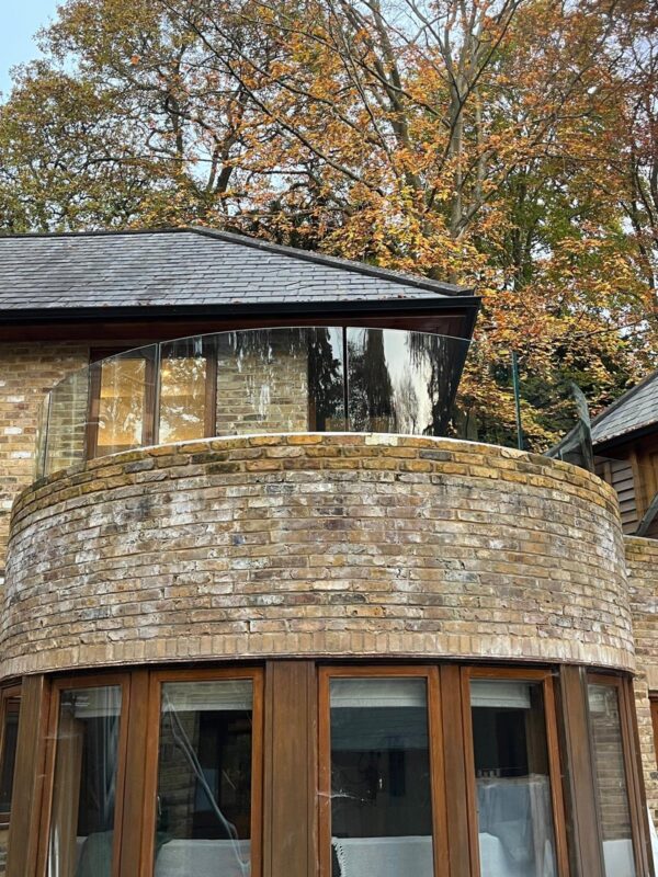 Curved Glass Terrace Design & Installation In London | 360 GSS